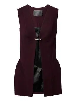 MUGLER Padded Vest - Purple