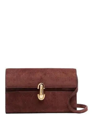 SAVETTE Symmetry Mini Suede Shoulder Bag