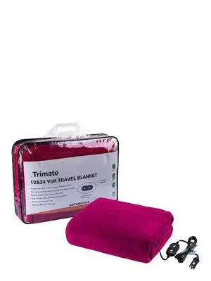 TRIMATE Electric Car Heating Blanket - Red