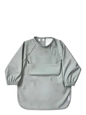 NEFERLAND High-pocket Long Sleeve Bib Smock - Sage (2t-4t)