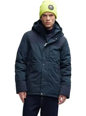 Pajar Wiyot Mixed Media Lightweight Jacket - Navy