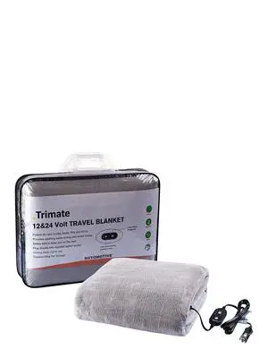 TRIMATE Electric Car Heating Blanket - Gray