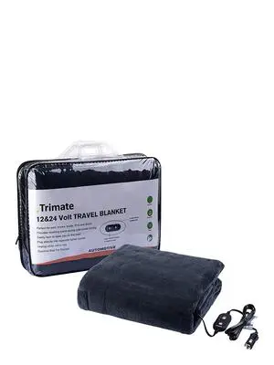 TRIMATE Electric Car Heating Blanket - Black
