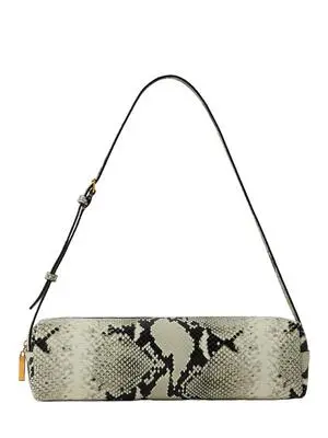 Khaite Kye Snake-effect Leather Shoulder Bag - Animal Print