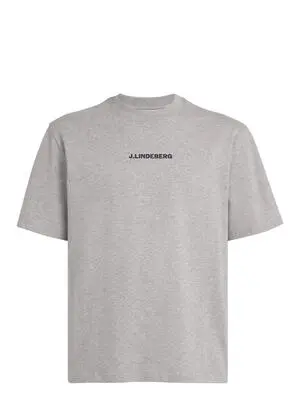 J. Lindeberg Cotton Logo Hale T-shirt - Grey