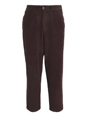 Barbour Stretch-cotton Corduroy Relaxed Trousers - Brown
