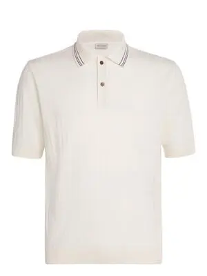 Paul & Shark Wool-cashmere Polo Shirt - White