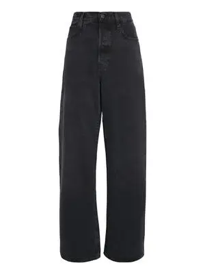 FRAME The Loose Wide-leg Jeans - Black