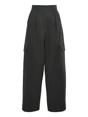 Max Mara Wide-leg Cargo Trousers - Green