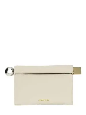Jacquemus Clutch Handbag - Ivory