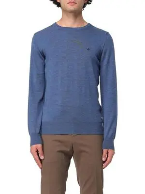 BROOKSFIELD Crew Neck Sweater - Gnawed Blue