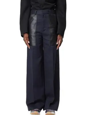Bottega Veneta Wide Leg Trousers - Blue