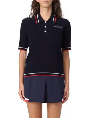 SPORTY & RICH Polo Shirt - Navy