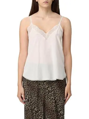 Zadig&Voltaire Lace Trim Camisole - Beige