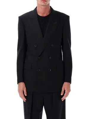 TOM FORD Double Breasted Jacket - Black
