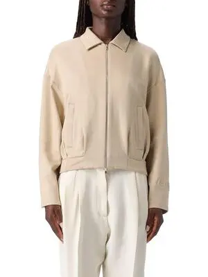 Max Mara Max Mara Zip-Up Collared Jacket Grey