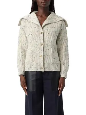 Bottega Veneta Shawl Collar Knit Sweater - Beige