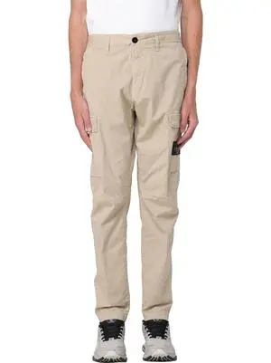 Stone Island Straight Leg Pants - Beige
