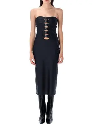 Coperni Strapless Dress - Black