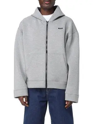 MSGM Full Zip Sweatshirt - Grey