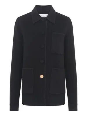 GABRIELA HEARST Ulu Chore Jacket - Black Double Face Recycled Cashmere