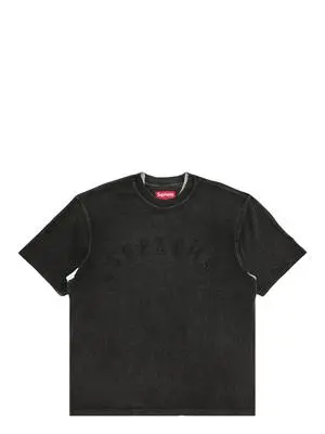 Supreme Overprint Short-sleeve Top - Black