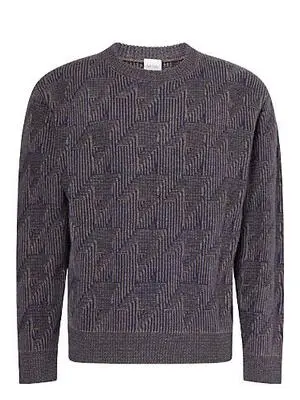 Paul Smith Jacquard-pattern Wool Jumper - Medium Beige