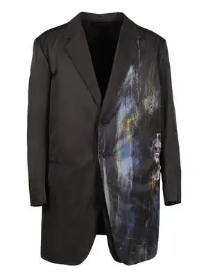 YOHJI YAMAMOTO POUR HOMME Asymmetric Tailored Jacket - Black