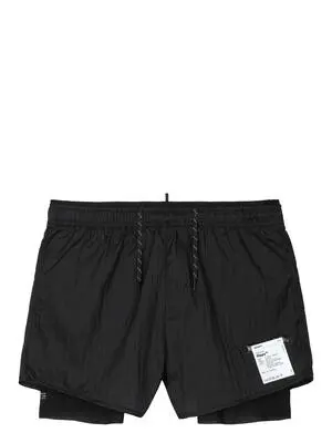 Satisfy Rippy 3" Trail Shorts - Black