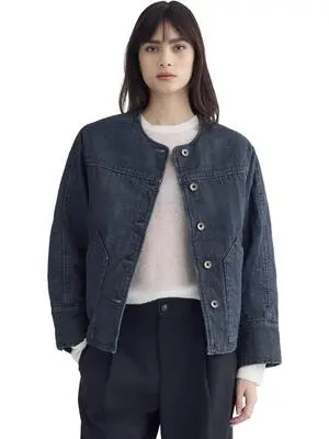 Everlane Denim Quilted Barrel Jacket - Midnight