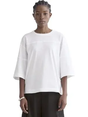 Everlane Oversized Varsity T-shirt - White