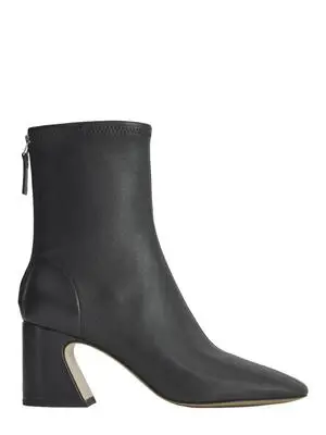 Everlane Leather Curved-heel Boots - Black