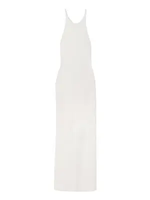 THE ROW Johanne Silk-crepe Maxi Dress - White