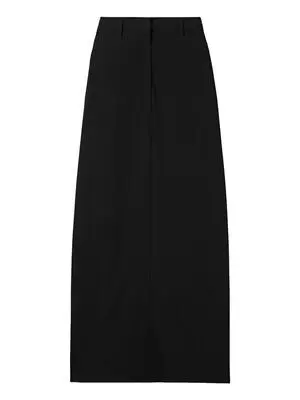 THE ROW Seraphyne Wool Maxi Skirt - Black
