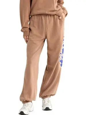 Free People All Star Embroidered Sweatpants - Twig Combo