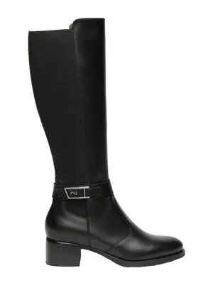 NEROGIARDINI Block Heel Tall Boots - Black