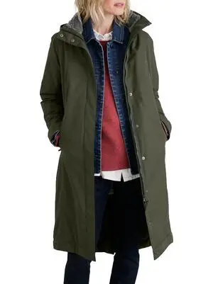 SEASALT CORNWALL Janelle Waterproof Coat - Woodland