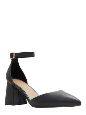 CALL IT SPRING BY ALDO Ankle Strap Pointed Toe Pumps - Black