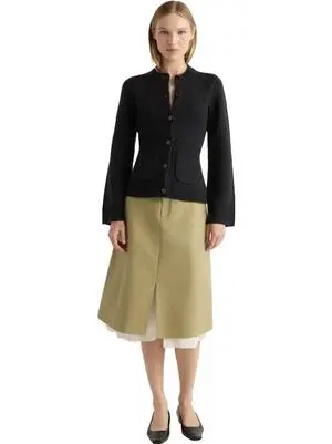 Modern Citizen Organic Cotton-wool Cardigan - Black