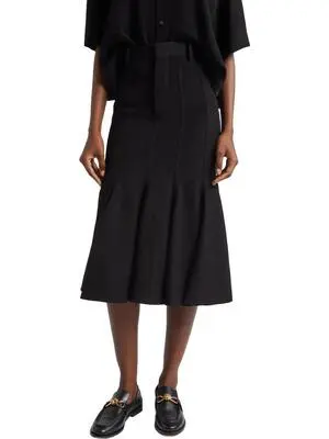 Bottega Veneta Fit & Flare Skirt - 1000 Black