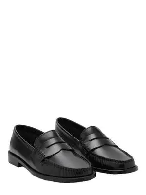 Mango Luisa Penny Loafer - Black