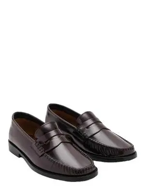 Mango Luisa Penny Loafer - Chocolate