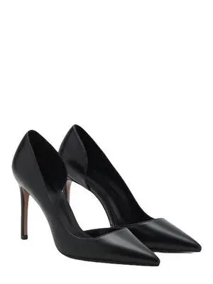 Mango Audrey D'orsay Pump - Black