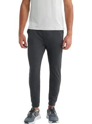 FREE FLY High Mile Stretch Nylon Joggers - Black Sand