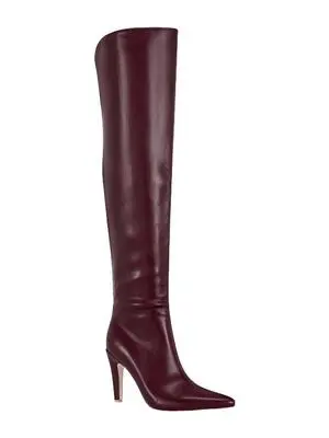 AZALEA WANG Beaucoup Over-the-knee Boots - Burgundy