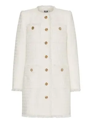 MILLY Neile Boucle Long Jacket