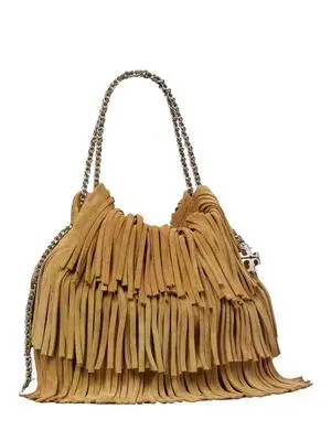 Tory Burch Mini Fleming Crossbody Bag - Neutrals