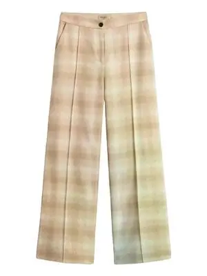 Woolrich Plaid Trousers - Neutrals