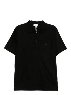 Lacoste Logo-embroidered Polo Shirt Black