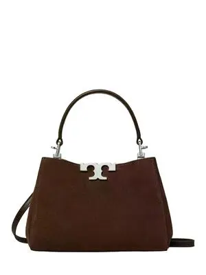 Tory Burch Mini Eleanor Suede Satchel - Brown